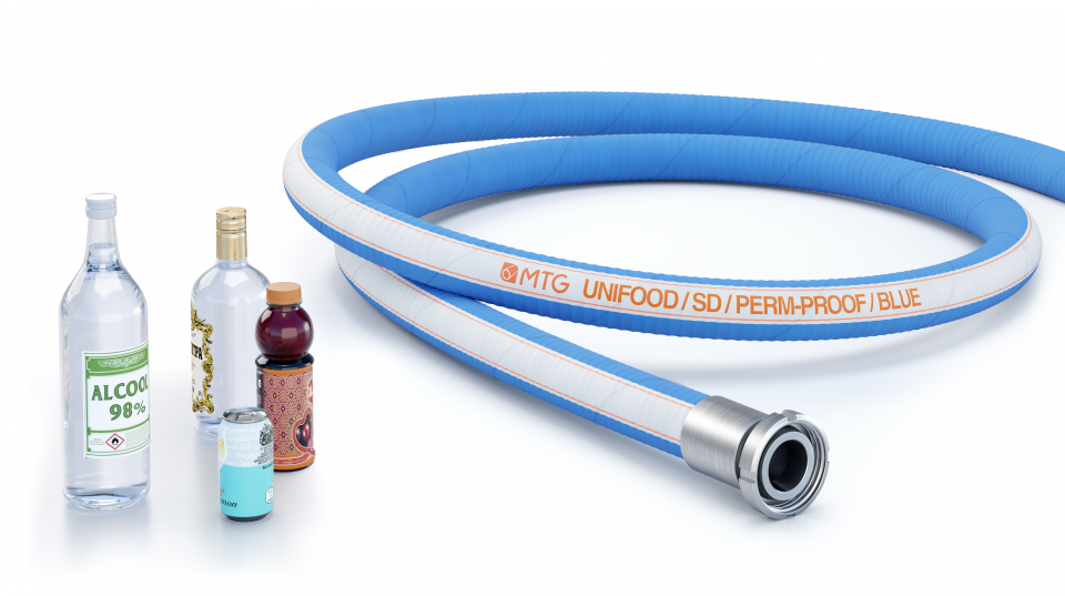 UNIFOOD/SD/PERM-PROOF/BLUE - Hoses for beer and wine| MTG S.p.A.