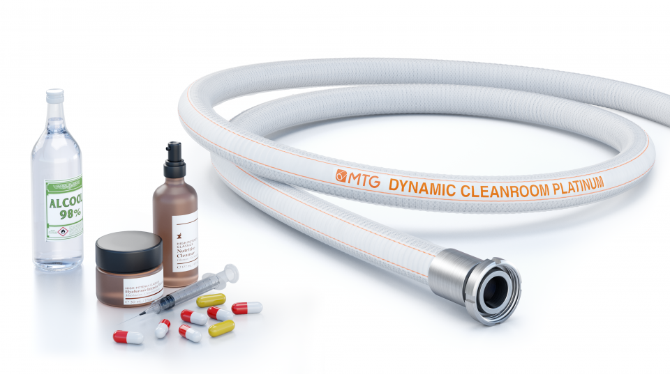 DYNAMIC® CLEANROOM PLATINUM - Pharmaceutical hoses | MTG S.p.A.
